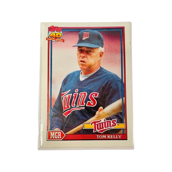 Topps | Other | 991 Topps 21 Tom Kelly Minnesota Twins | Poshmark